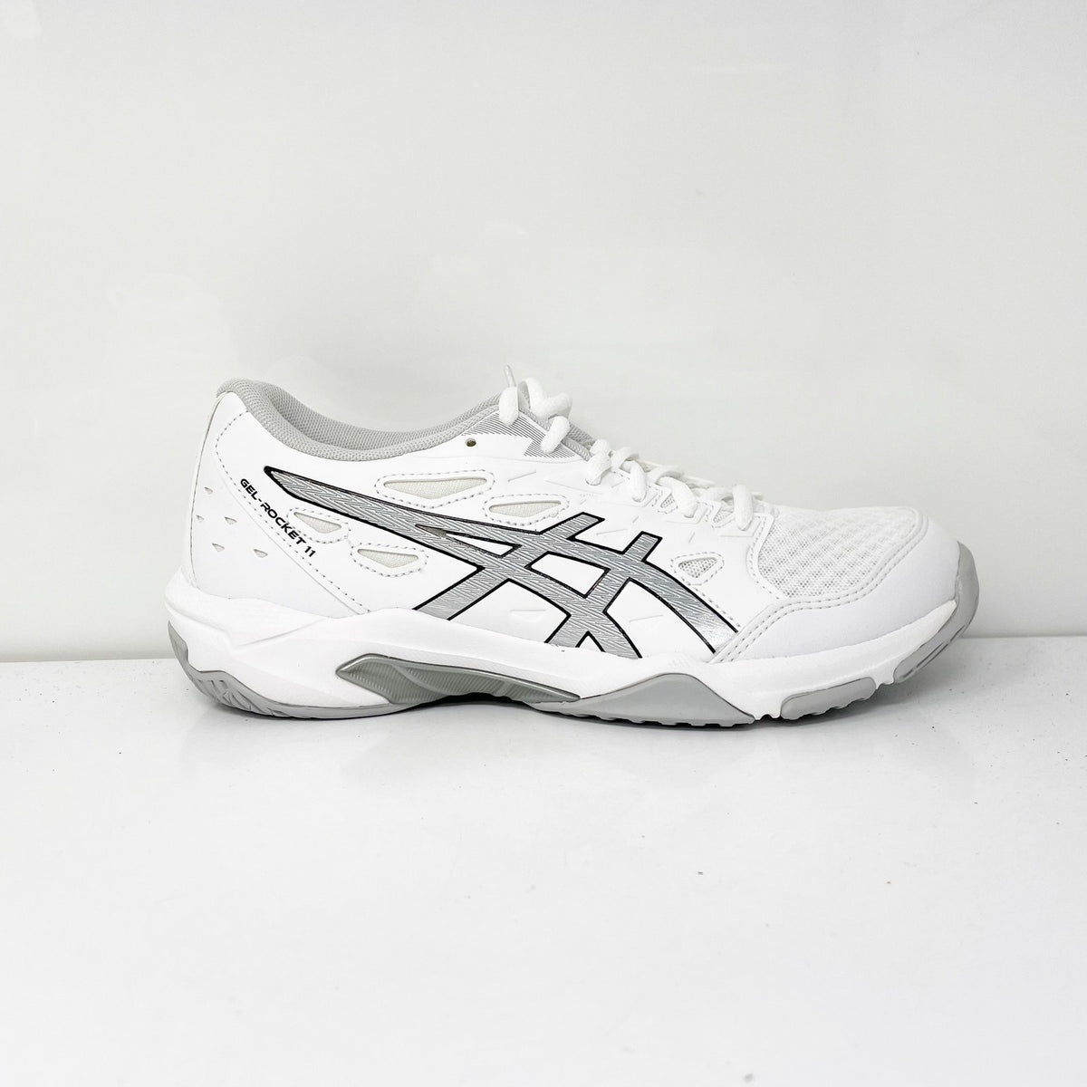 Asics Womens Gel Rocket 11 1072A093 White Running Shoes Sneakers Size – SneakerCycle