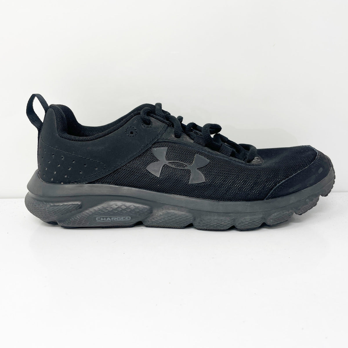 Under Armour Womens Charged Assert 8 3021972-002 Black Running Shoes S– SneakerCycle