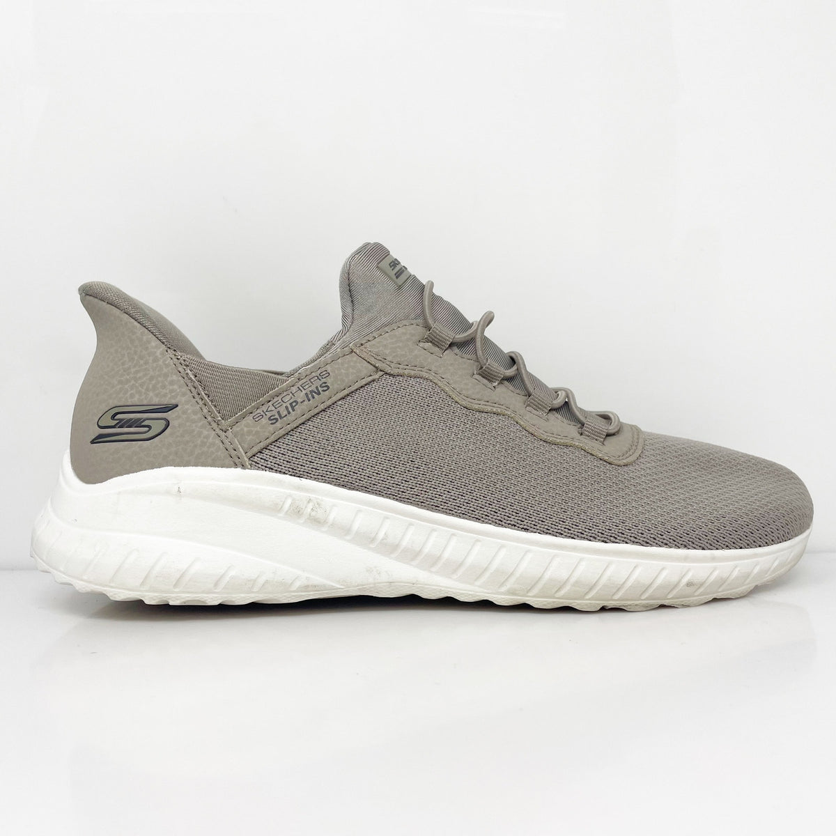 Skechers Womens Bobs Sport Squad Chaos 117500 Gray Running Shoes Sneak ...