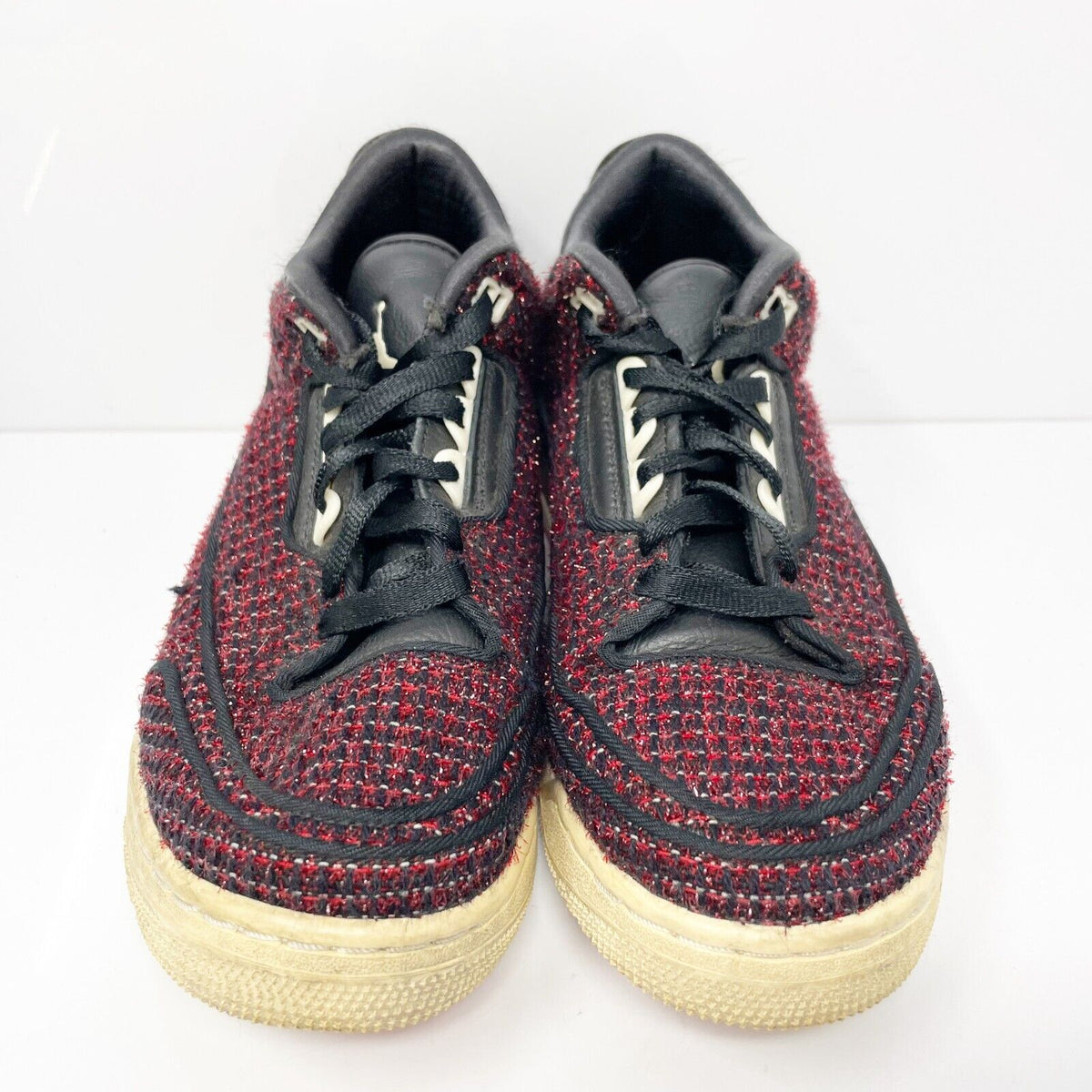 Nike Womens Air Jordan 3 BQ3195-601 Red Basketball Shoes Sneakers Size ...