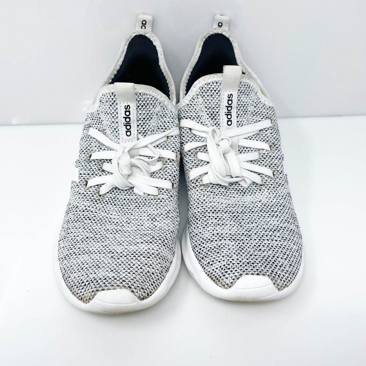 Adidas Womens Cloudfoam Pure DB0695 White Running Shoes Sneakers Size ...