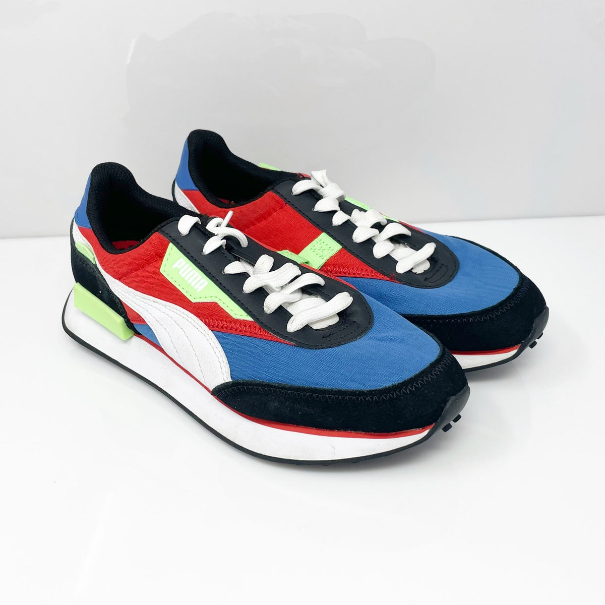Puma Boys Future Rider Play On 372349-12 Multicolor Running Shoes Snea ...