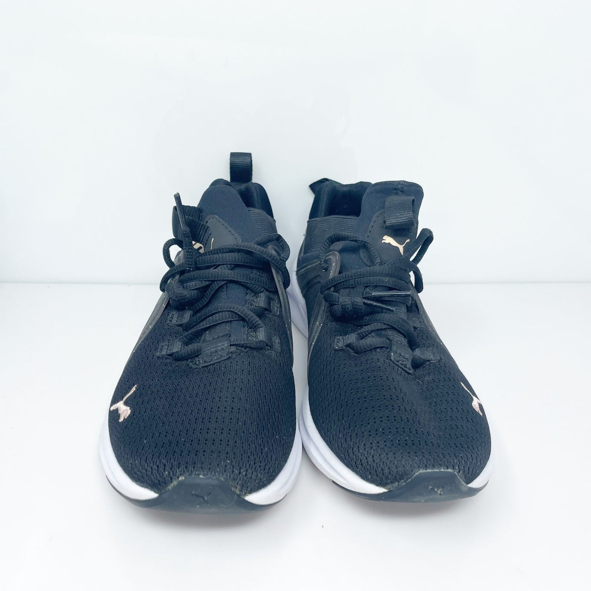 Puma Womens Enzo 2 194374-03 Black Running Shoes Sneakers Size 8 ...