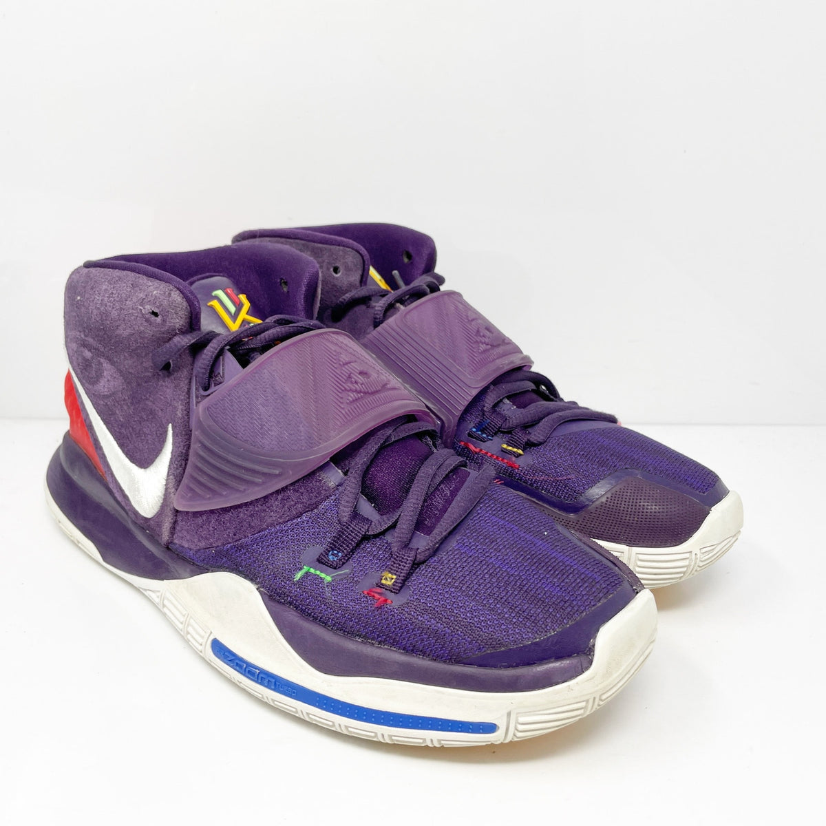 Nike Mens Kyrie 6 BQ4630-500 Purple Basketball Shoes Sneakers Size 10 ...