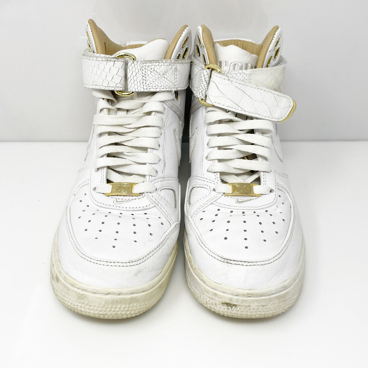 Nike Mens Air Force 1 AO1074-100 White Basketball Shoes Sneakers Size ...