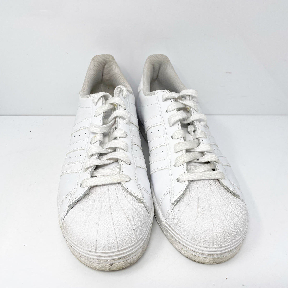 Adidas Womens Superstar FV3285 White Casual Shoes Sneakers Size 9 ...