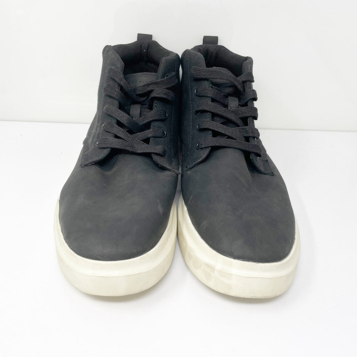Perry Ellis Mens Tao PEA21F0408A-3 Black Lace Up Leather Chukka Boot S ...