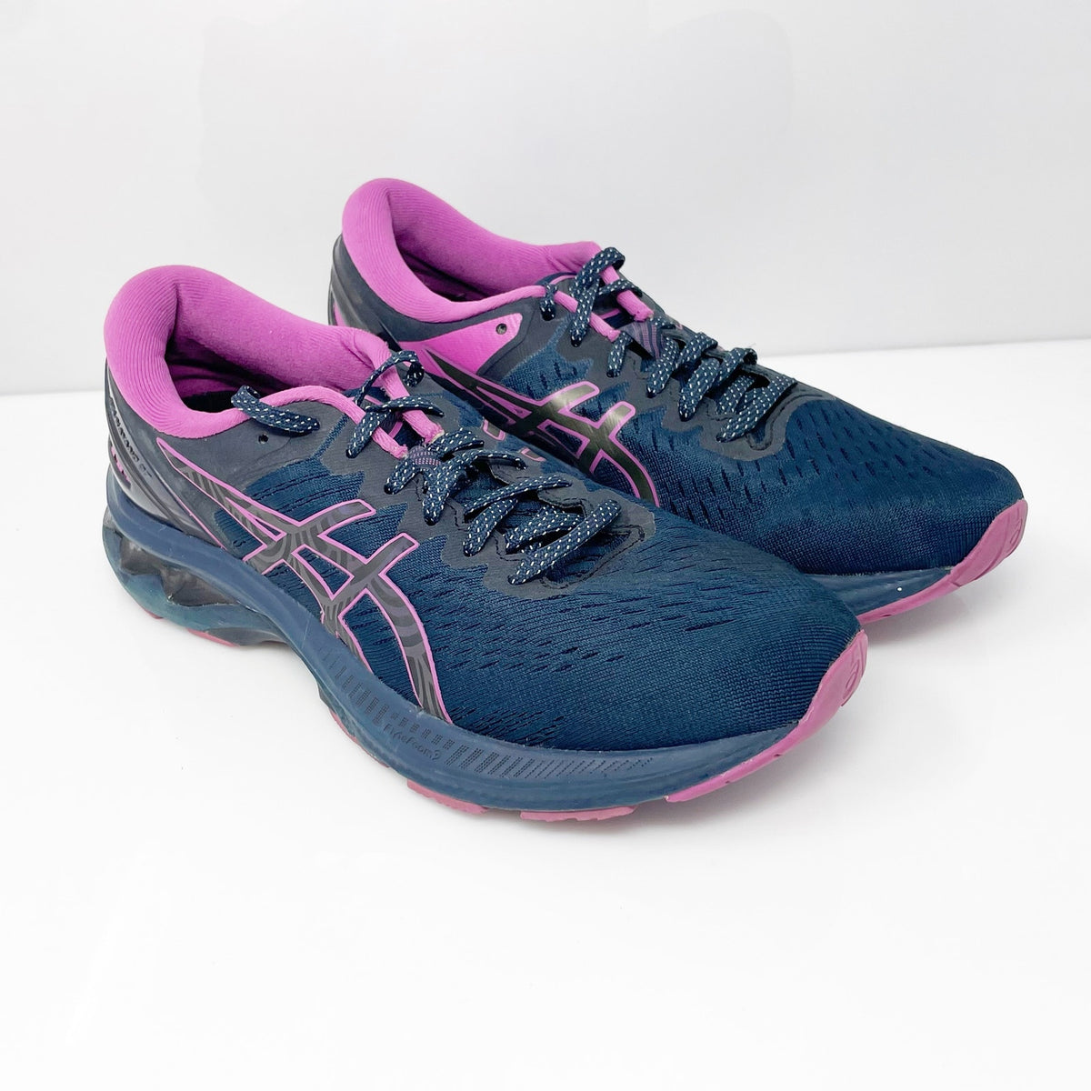 Asics Womens Gel Kayano 27 Lite Show 1012B003 Blue Running Shoes Sneak ...