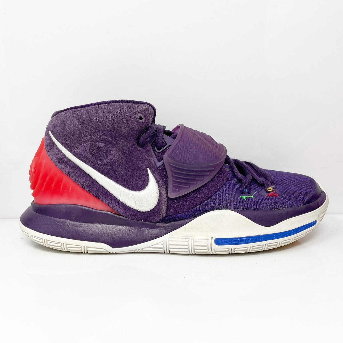 Nike Mens Kyrie 6 BQ4630-500 Purple Basketball Shoes Sneakers Size 10 ...